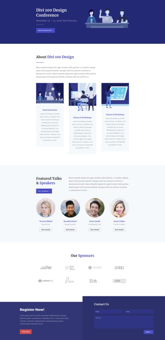 Projet de conférence - Incrediweb